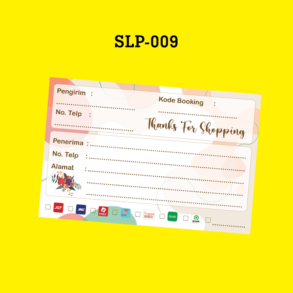 Jual 𝐋𝐀𝐁𝐄𝐋 𝐏𝐄𝐍𝐆𝐈𝐑𝐈𝐌𝐀𝐍 Sticker Label Pengiriman Merupakan Stiker Alamat ...