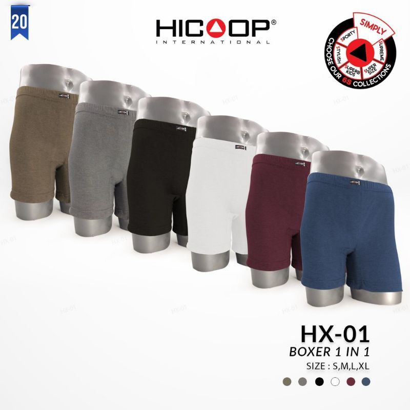 Jual Hicoop Boxer HX-01/ Celana Dalam Boxer Hicoop HX-01 | Shopee Indonesia
