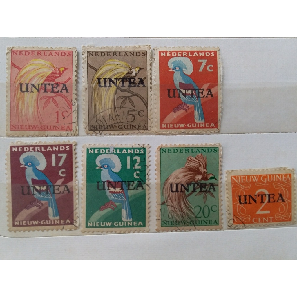 Jual prangko UNTEA 7 lembar used | Shopee Indonesia