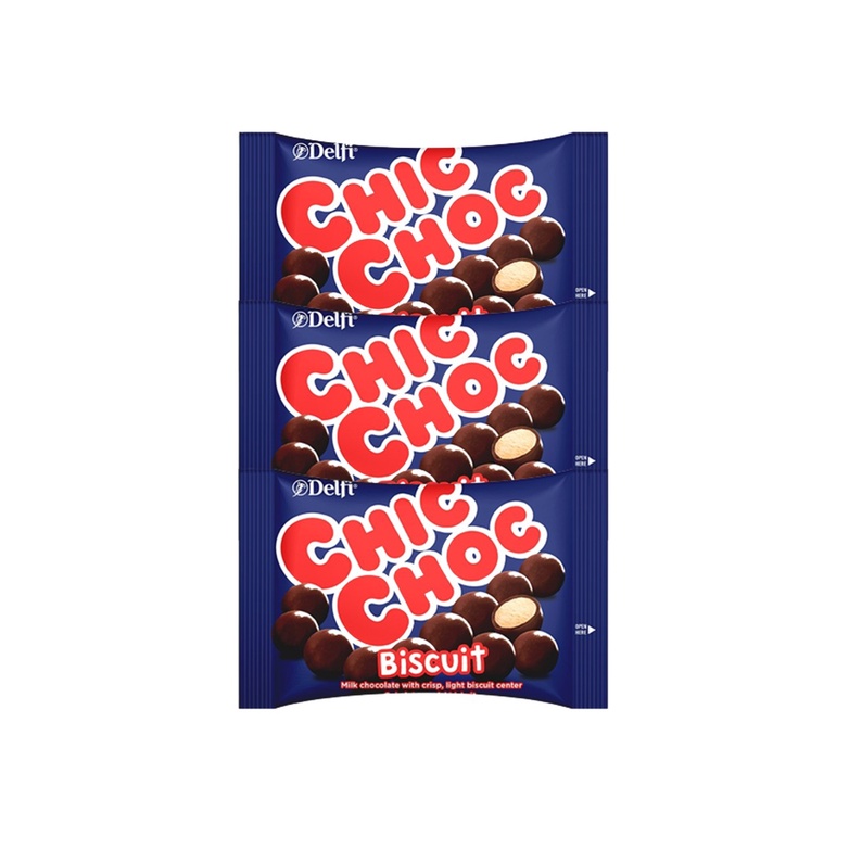 Jual Delfi Chic Choc Biscuit 3 x 40 gr | Shopee Indonesia