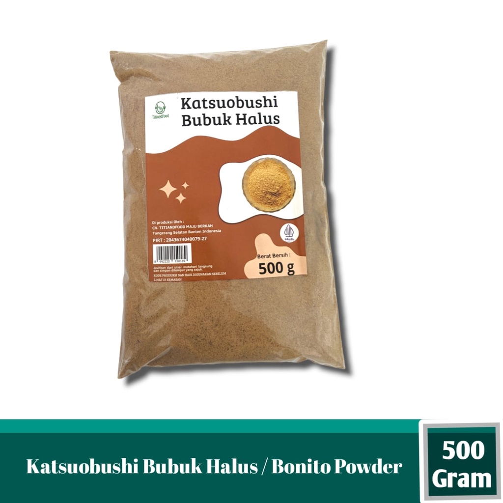 Jual Bonito Powder 500gram Katsuobushi Bubuk Halus Dashi Kaldu Ikan ...
