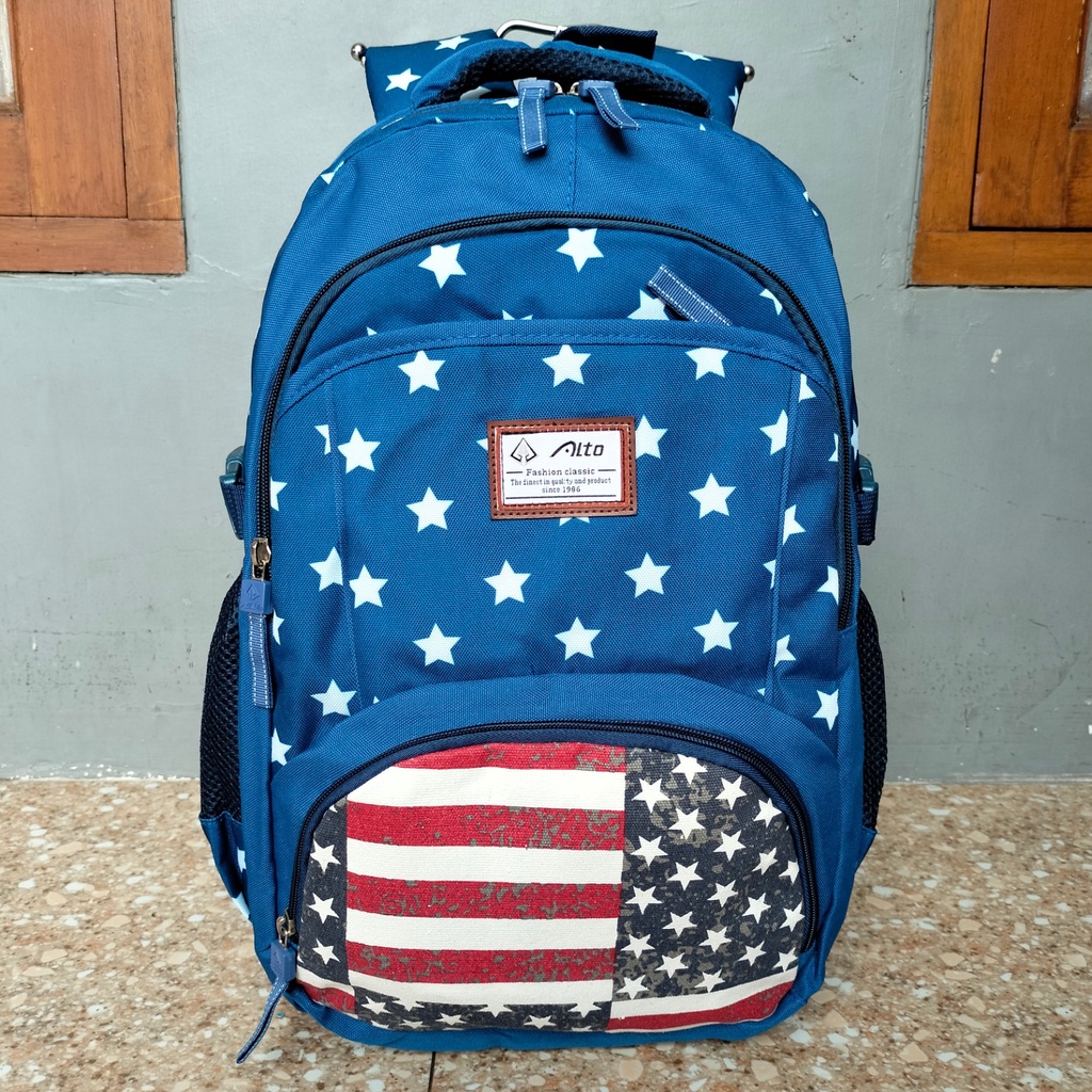 Jual Tas Ransel Backpack Sekolah Alto Original USA Style | Shopee Indonesia
