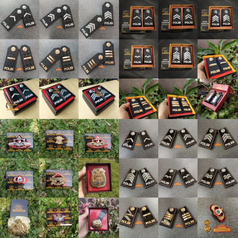Jual PANGKAT POLRI/PIN/EMBLEM/WING/ PANGKAT PDH POLISI/PANGKAT PDU ...