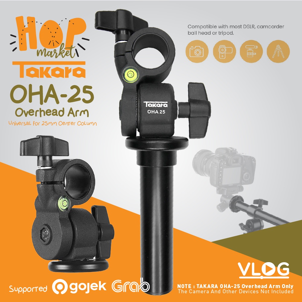 Jual Takara OHA 25 Overhead Boom Arm Bracket Mount for Tripod ...