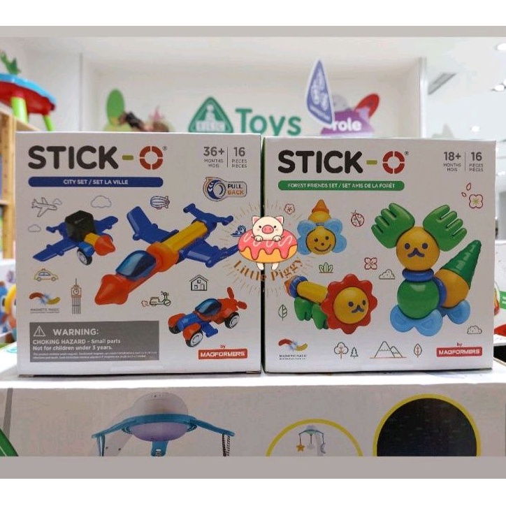 Jual Magformers Stick O city friends play set 16pc | Shopee Indonesia