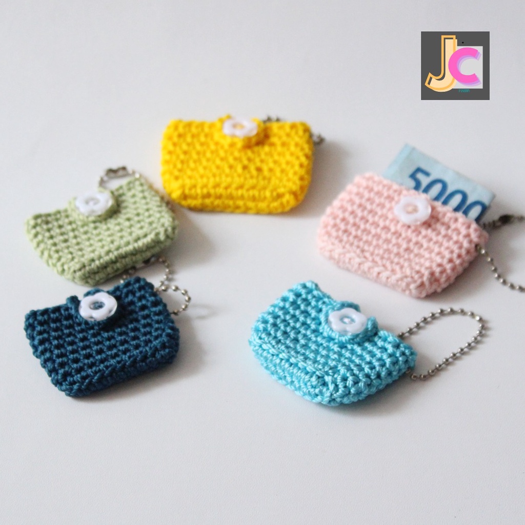 Jual Souvenir Angpao lebaran unik lucu rajutan / angpau gantungan kunci ...