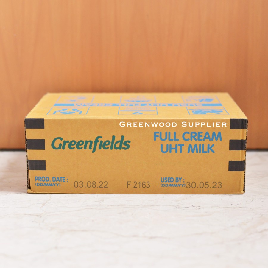 Jual Greenfields Susu UHT Full Cream 200ML - Pcs | Shopee Indonesia
