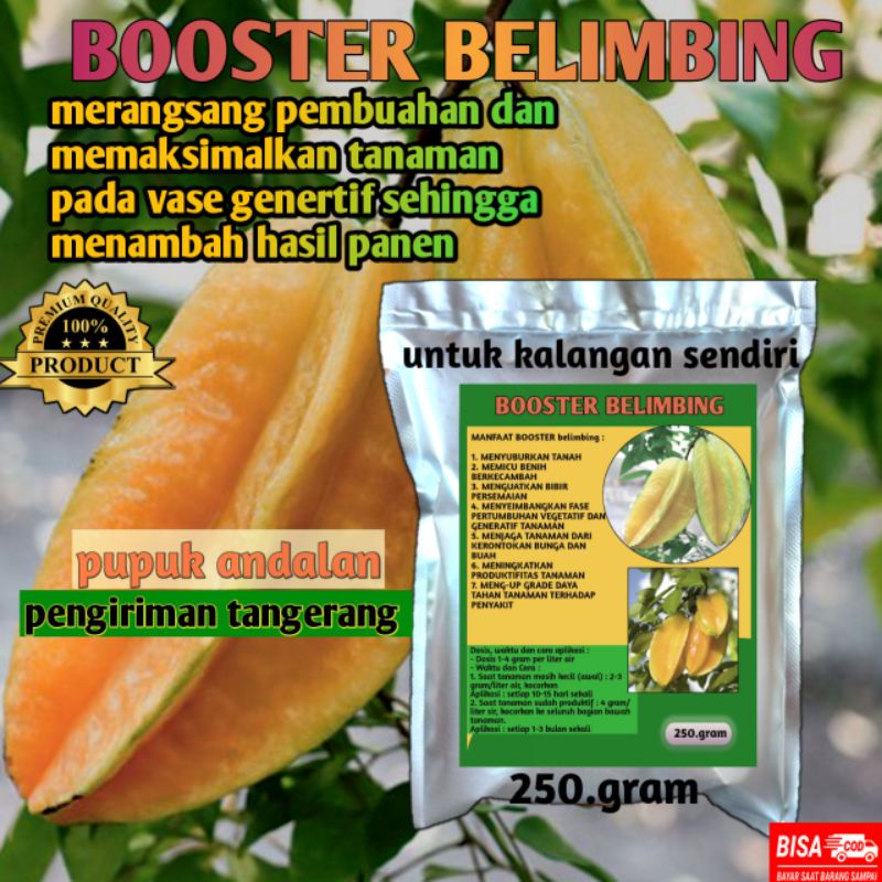 Jual pupuk booster organik buah belimbing melebatkan menyuburkan | Shopee Indonesia