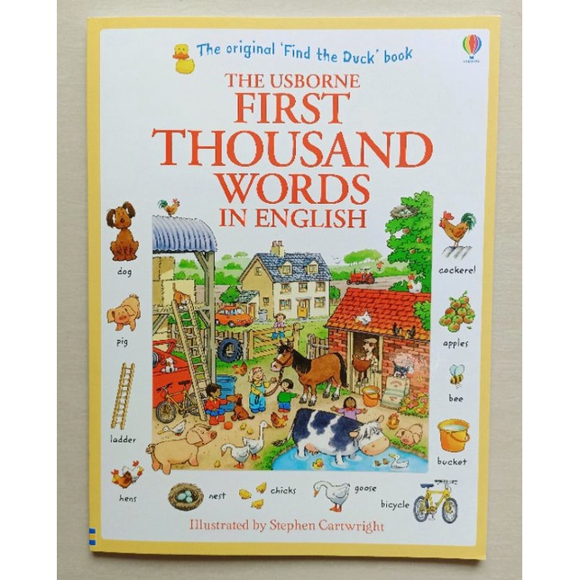 Jual Usborne First Thousand Words in English (Paperback) | Shopee Indonesia