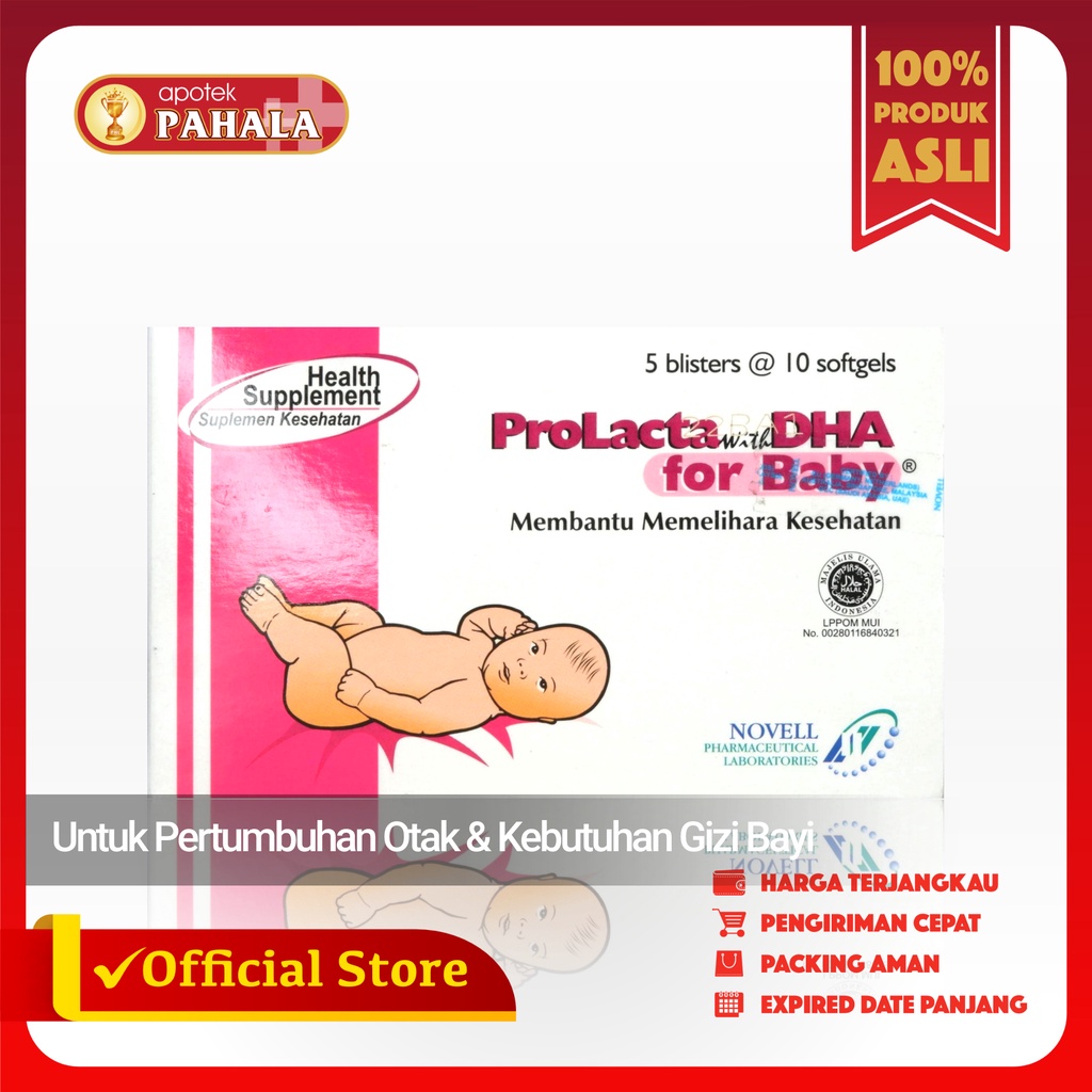 Jual Prolacta with DHA for Baby 10 Kapsul | Vitamin Bayi | Shopee Indonesia
