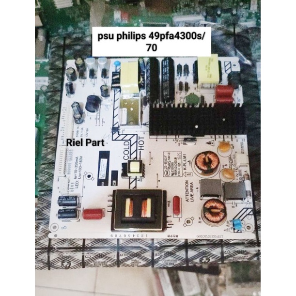 Jual PSU POWER SUPPLY REGULATOR AC MATIC TV LED PHILIPS 49PFA4300S/70 ...