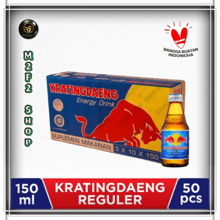 Jual Kratingdaeng Energy Drink Botol Beling - 150 ml (Kemasan Karton ...