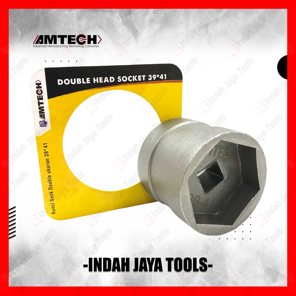 Jual AMTECH VT305244 Double Socket 39 x 41 mm - Mata Kunci Sock CVT Crown Sok 39x41 | Shopee ...
