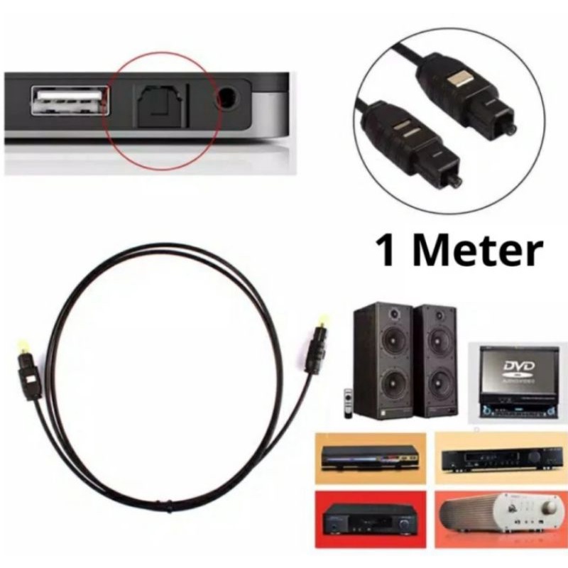 Jual Kabel Optik Audio 1meter | Shopee Indonesia