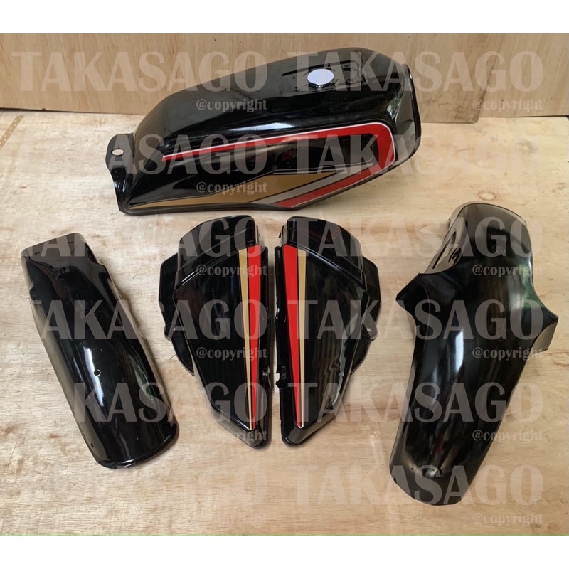Jual Cover Body Set Tangki RX King 1992 1993 Hitam Full Set Cover Bodi ...