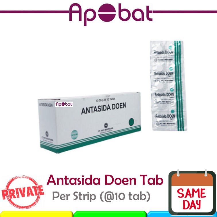 Jual - ApObat - Antasida STRIP 10 Tablet Obat Maag Mah Magh Lambung ...