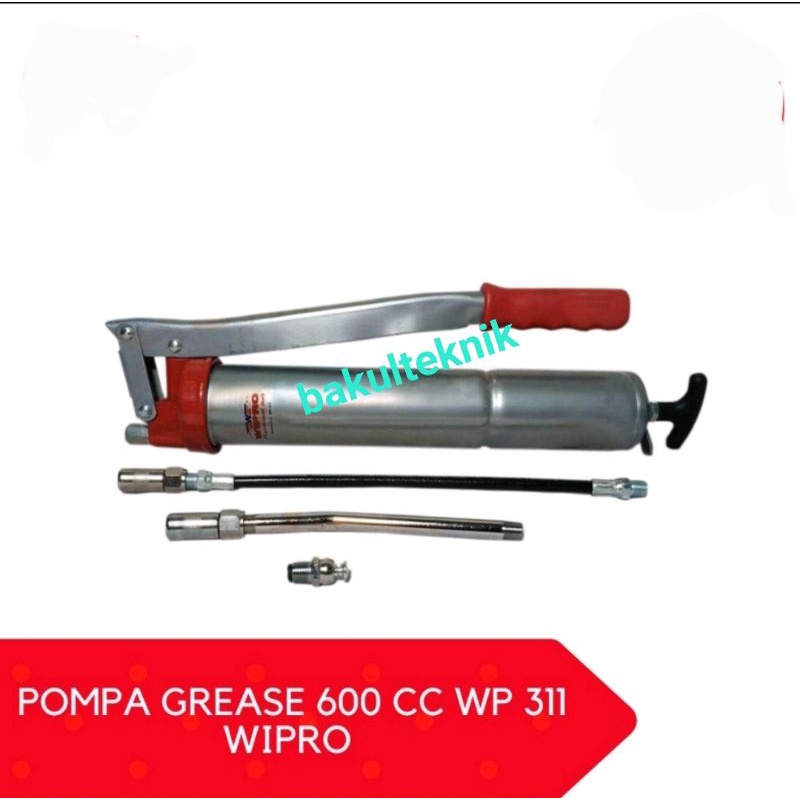Jual hand grease gun wipro 600cc pompa gemuk manual | Shopee Indonesia