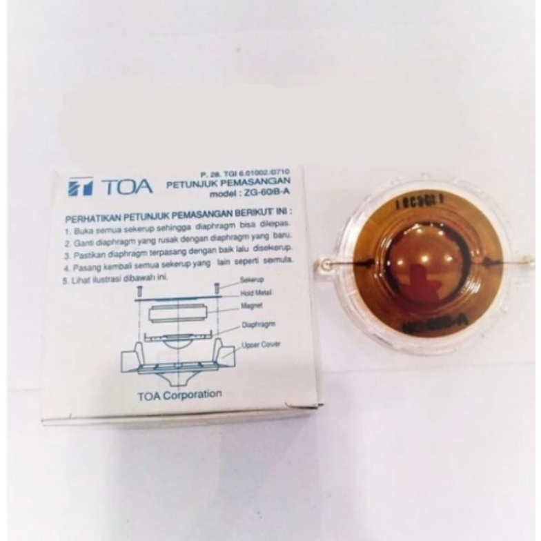 Jual Diaphragm Spool Spol Spul TOA ZH610 ZH615 S Sm R ZR2015 S ZR510 ...