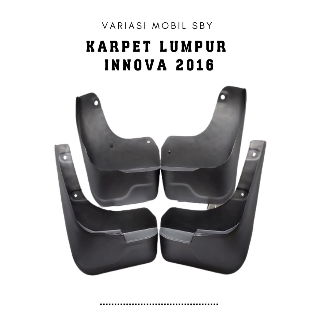 Jual Mudguard karpet Lumpur roda Toyota Innova Reborn 2016-2020 full ...