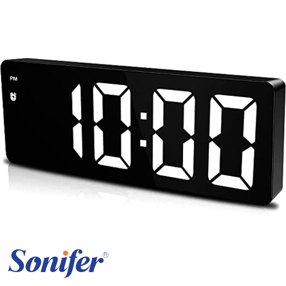Jual Sonifer Jam Meja Digital Minimalis LED Alarm Clock dengan Sensor ...