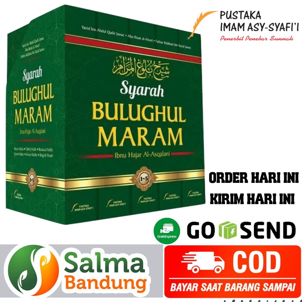 Jual Buku Syarah Bulughul Maram 1 Set 5 Jilid Original - Ibnu Hajar Al ...