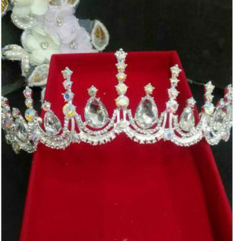 Jual mahkota pengantin / mahkota weding ful mata | Shopee Indonesia