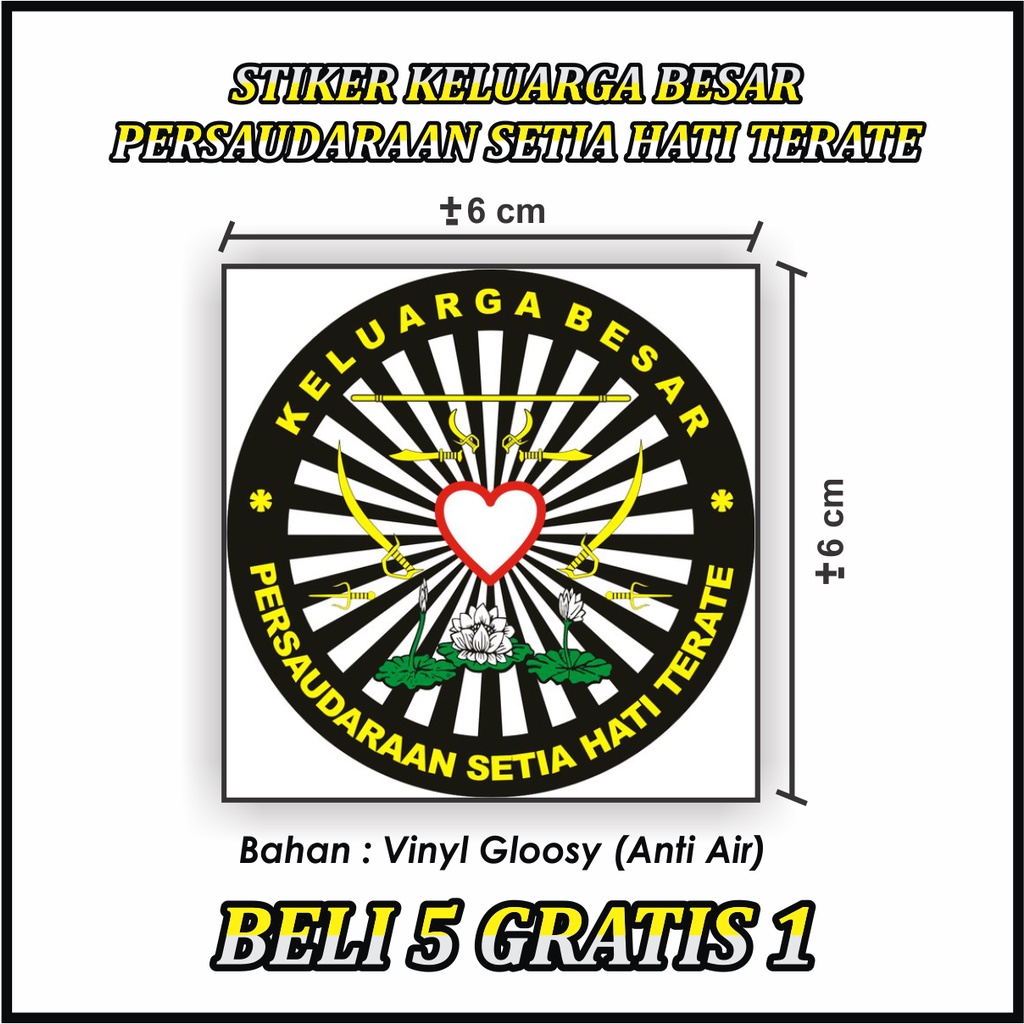 Jual STIKER KELUARGA BESAR PSHT ANTI AIR | Shopee Indonesia