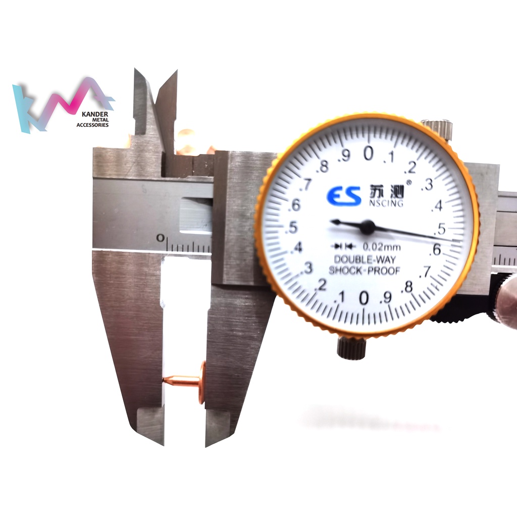 Jual KANDER 100pcs Brass Rivet Jeans Kancing Keling Paku Centang YKK ...