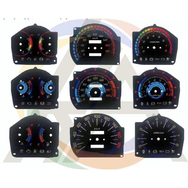Jual papan spedometer toyota soluna GLI ,variasi custom | Shopee Indonesia