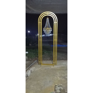 Jual RANGKA DEKORASI MODEL LENGKUNG LENGKAP DENGAN LAMPU GANTUNG DM.35 ...