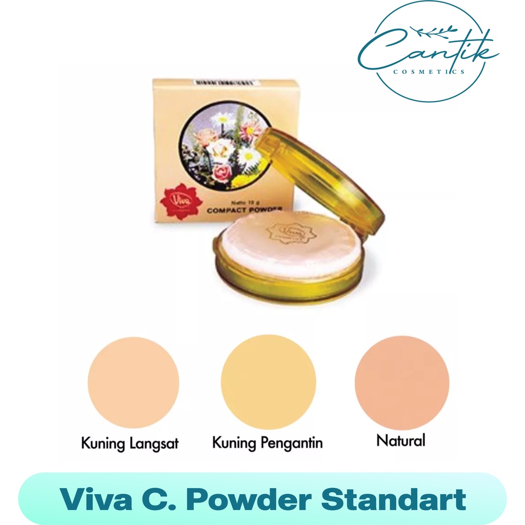 Jual VIVA Compact Powder Standar Classic Bedak Padat 19g (GROSIR ...