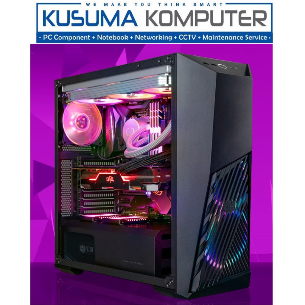 Jual Casing Cooler Master MasterBox K501L ARGB free 3 Fan Casing PC ...