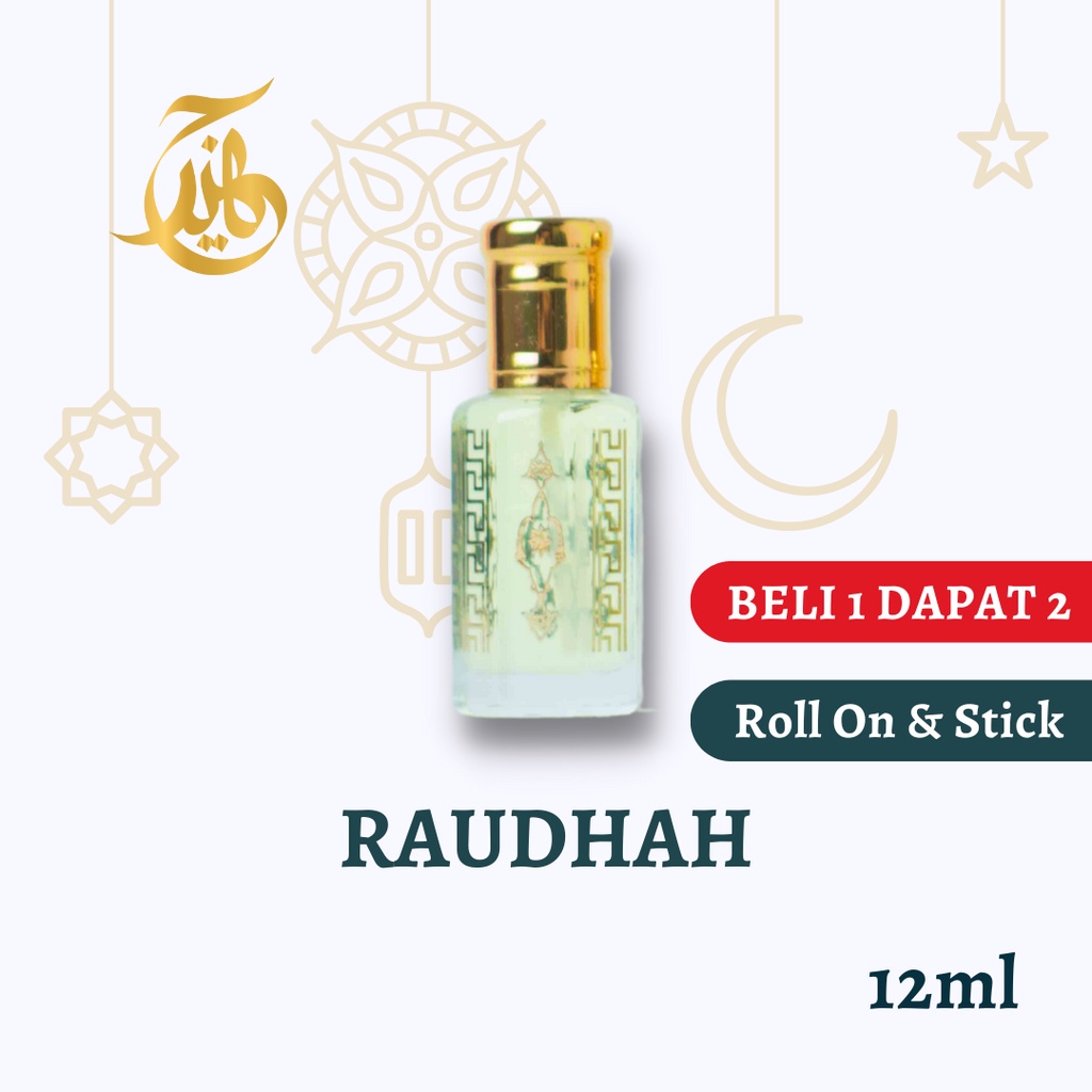 Jual [Beli 1 Dapat 2] Parfum Raudhah 12ml Asli Arab - Parfum Raudah ...