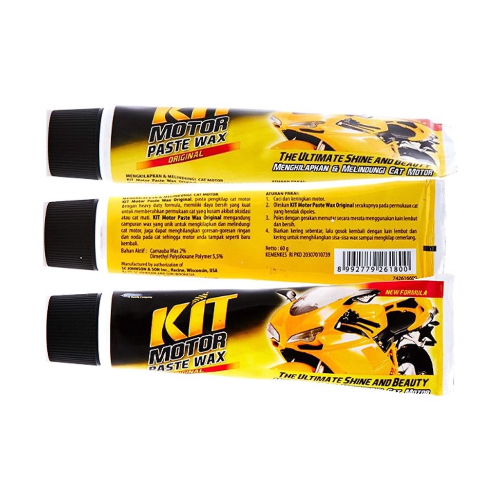 Jual KIT MOTOR PASTE WAX ORIGINAL KUNING 60 GRAM | Shopee Indonesia