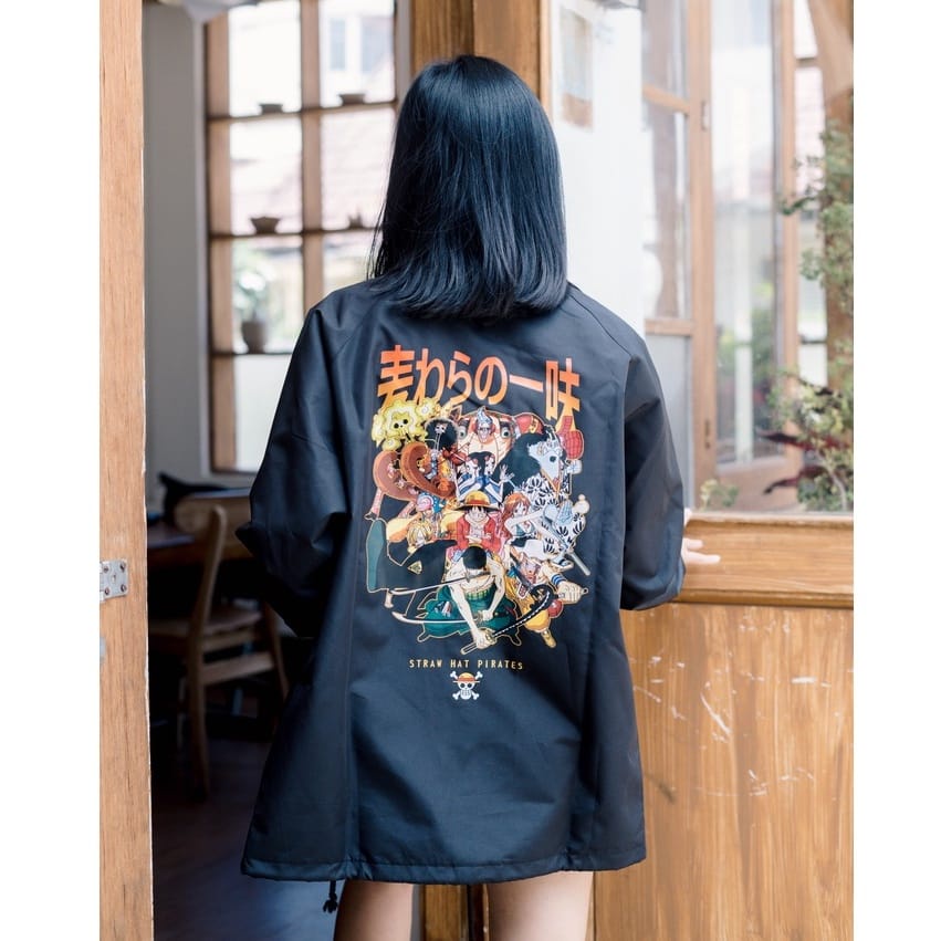 Jual Jaket Coach Anime One Piece OP Straw Hat Pirates | Shopee Indonesia