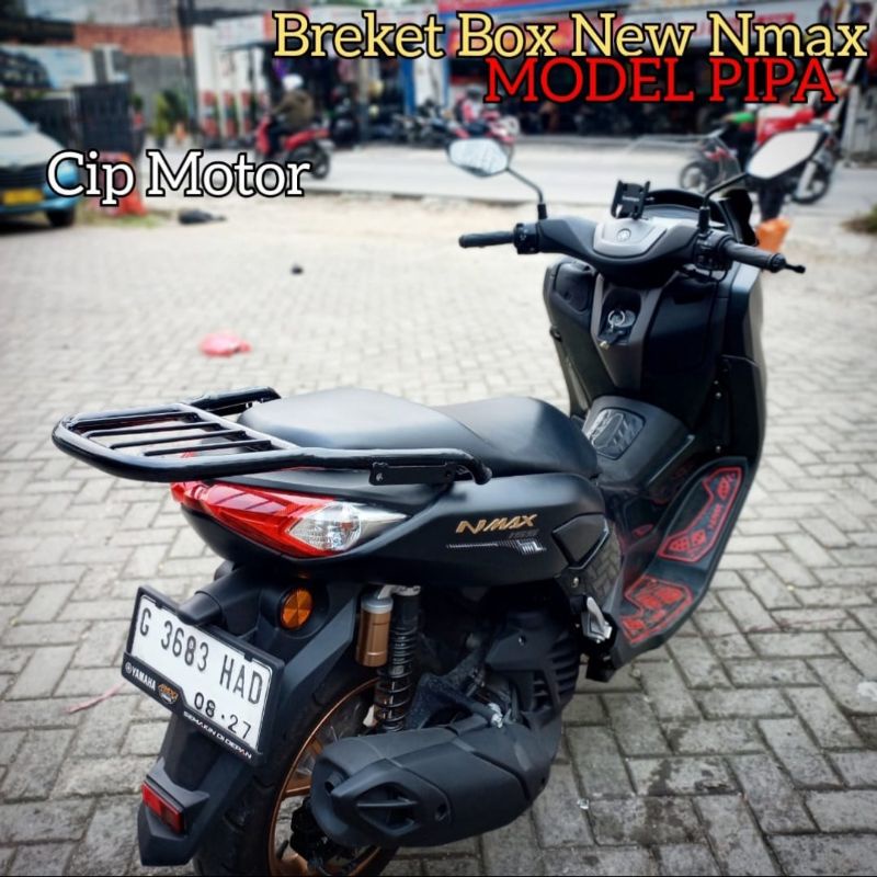 Jual BRACKET Breket box Nmax Lama NEW NMAX 2020 2021 2022 pipa Untuk ...
