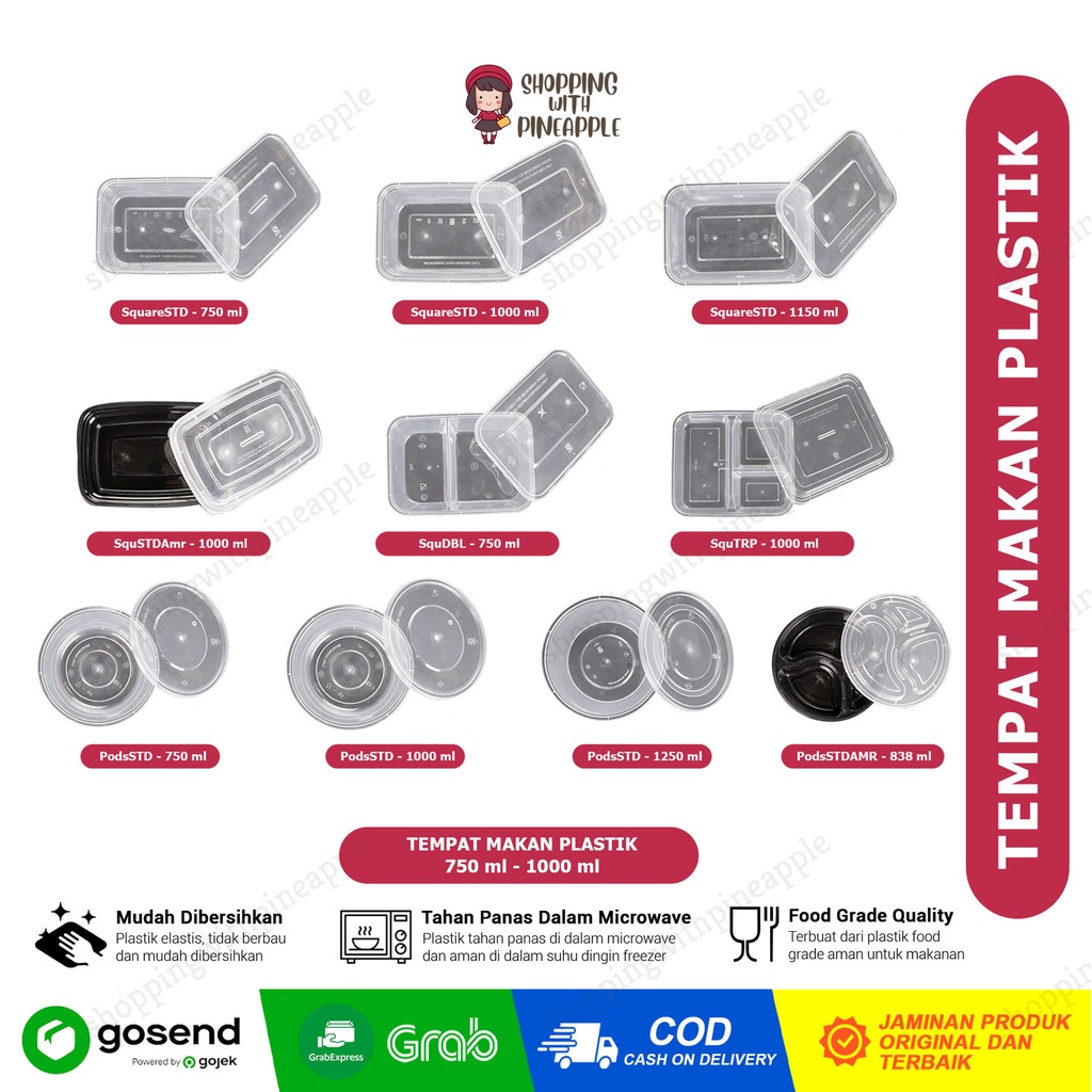 Jual SWP - Tempat Makan Plastik / Kotak Plastik / Disposable Lunch Box ... Jual SWP - Tempat Makan Plastik / Kotak Plastik / Disposable Lunch Box ...
