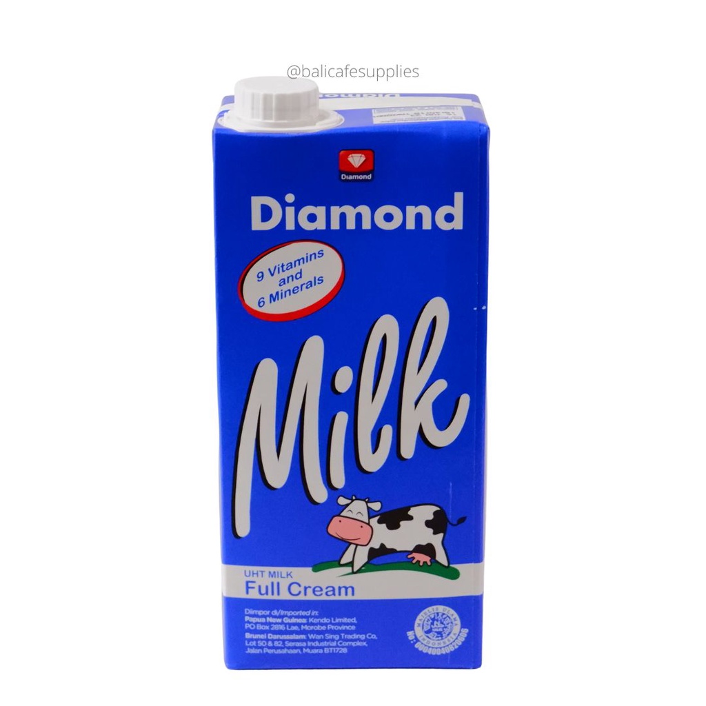 Jual Diamond UHT Milk Full Cream-susu UHT diamond 1Lt | Shopee Indonesia