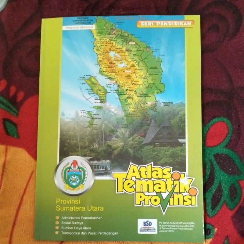 Jual BUKU ORIGINAL PETA ATLAS TEMATIK PROVINSI SUMATERA UTARA | Shopee ...