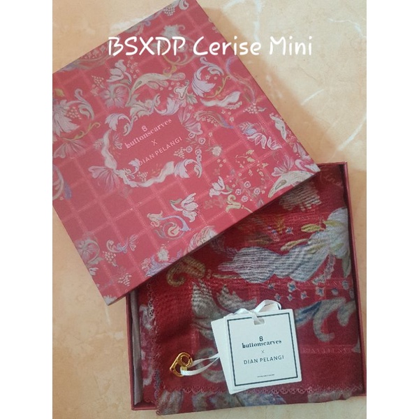 Jual buttonscarves autografh cerise mini new bs x dp ( hrg under tag ...
