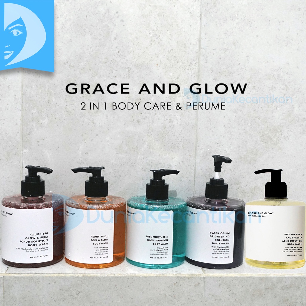 Jual Grace and Glow 2in1 Body Care & Parfume Body Wash Sabun Mandi ...