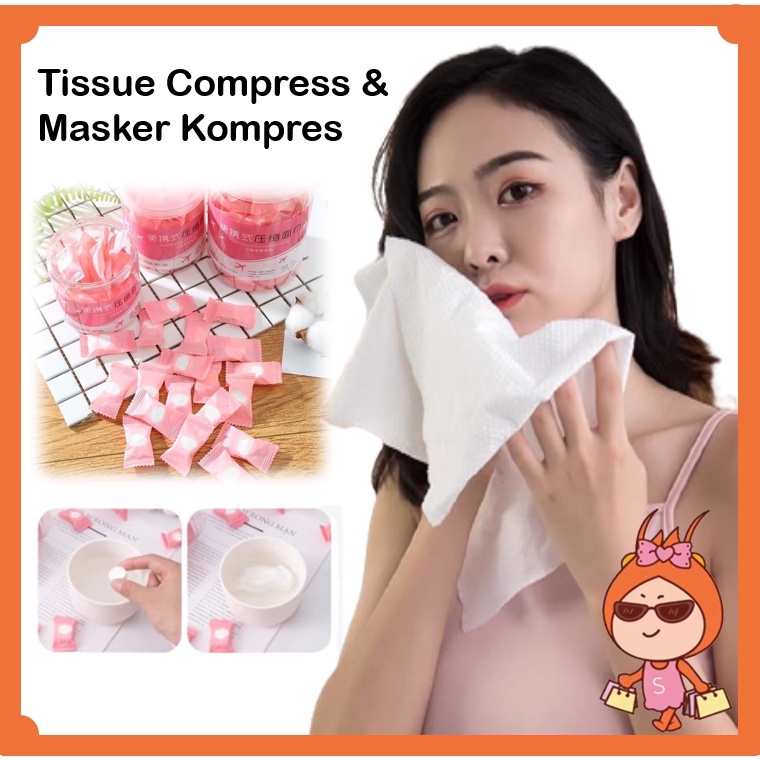 Jual Reseller Welcome - 5609 Compressed Paper Mask Sheet / Tissue ...