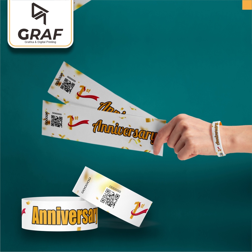 Jual GELANG TIKET CUSTOM | Gelang Konser | Gelang Tiket Acara | Gelang ...