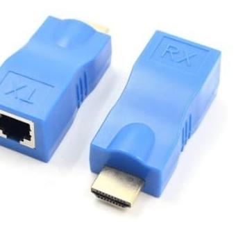 Jual HDMI Extender 30M Single Kabel Lan CAT5/6 Support 4K | Shopee ...