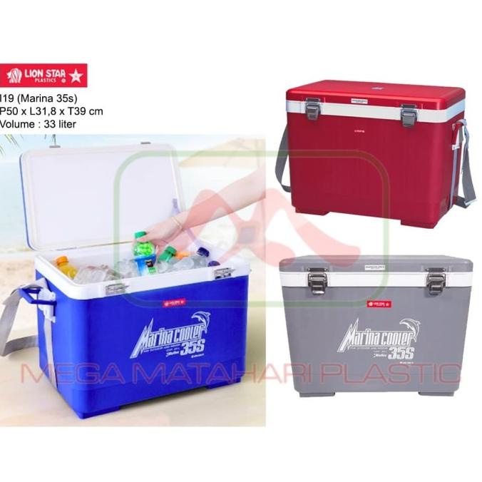 Jual Marina Cool Box / Cooler Box 35 S LionStar (33 Ltr) | Shopee Indonesia