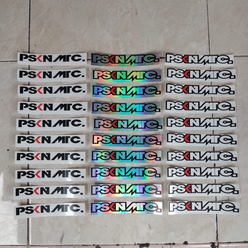 Jual STICKER PSKNMTC PASUKAN MATIC PANJANG 15cm LEBAR 2,5cm WARNA ...