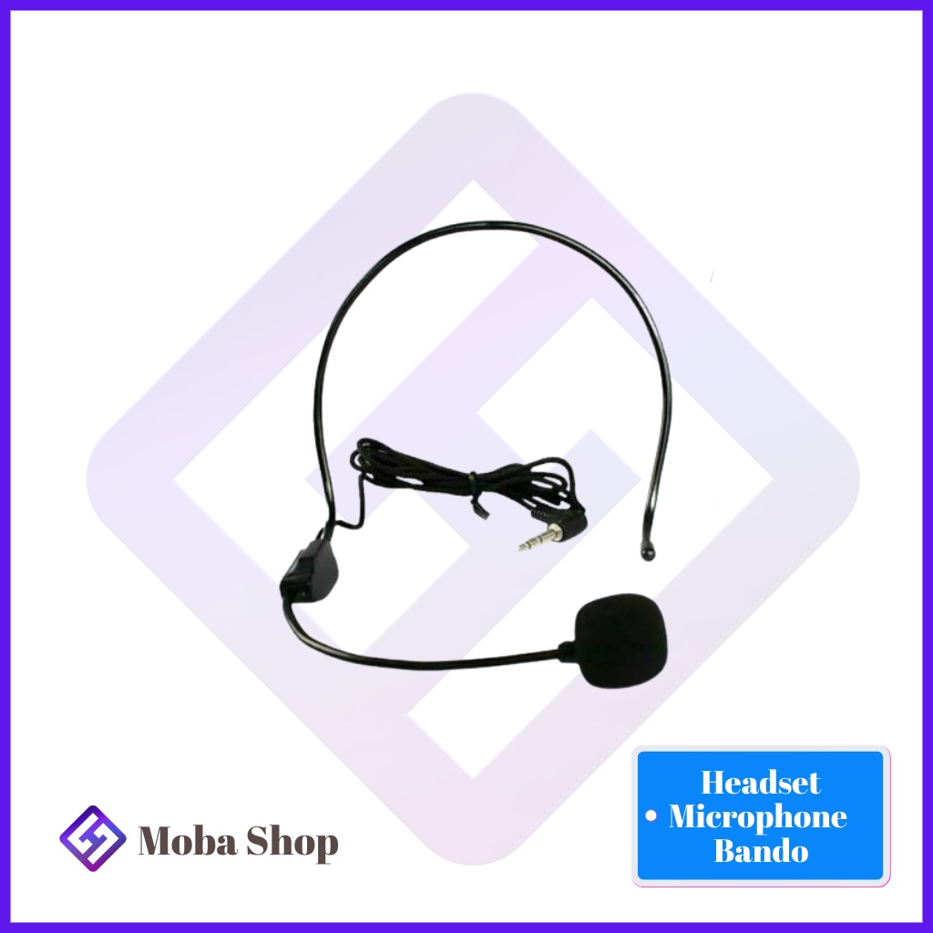 Jual Headset Microphone Bando Jack 3.5mm | Shopee Indonesia