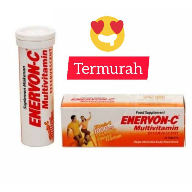 Jual ENERVON C Effervescent 10 Tablet Enervon C Celup Multivitamin CDR ...