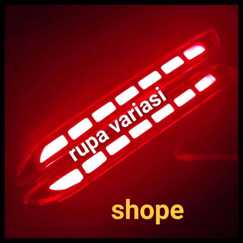 Jual reflektor lampu bumper belakang grand innova INOVA lama new barong ...