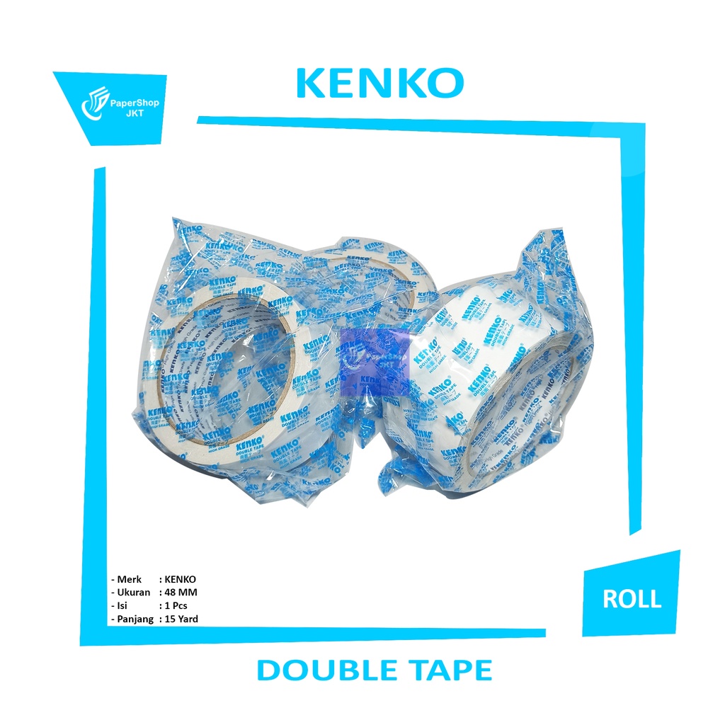 Jual KENKO - Double Tape Uk 48mm 2 Inch - Roll | Shopee Indonesia